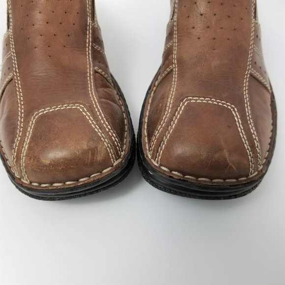 Eurostep | Shoes | Eurostep Brown Leather Clogs Backless Loafers | Poshmark